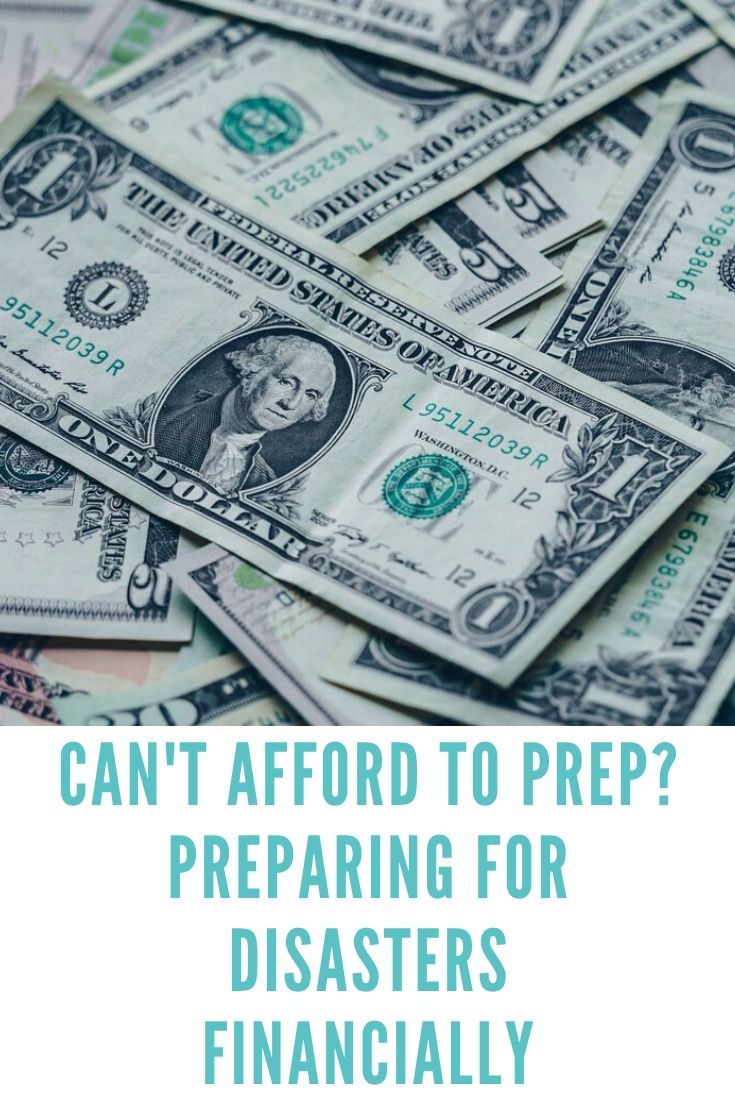 Can’t afford to prep? Preparing for disasters financially | The ...